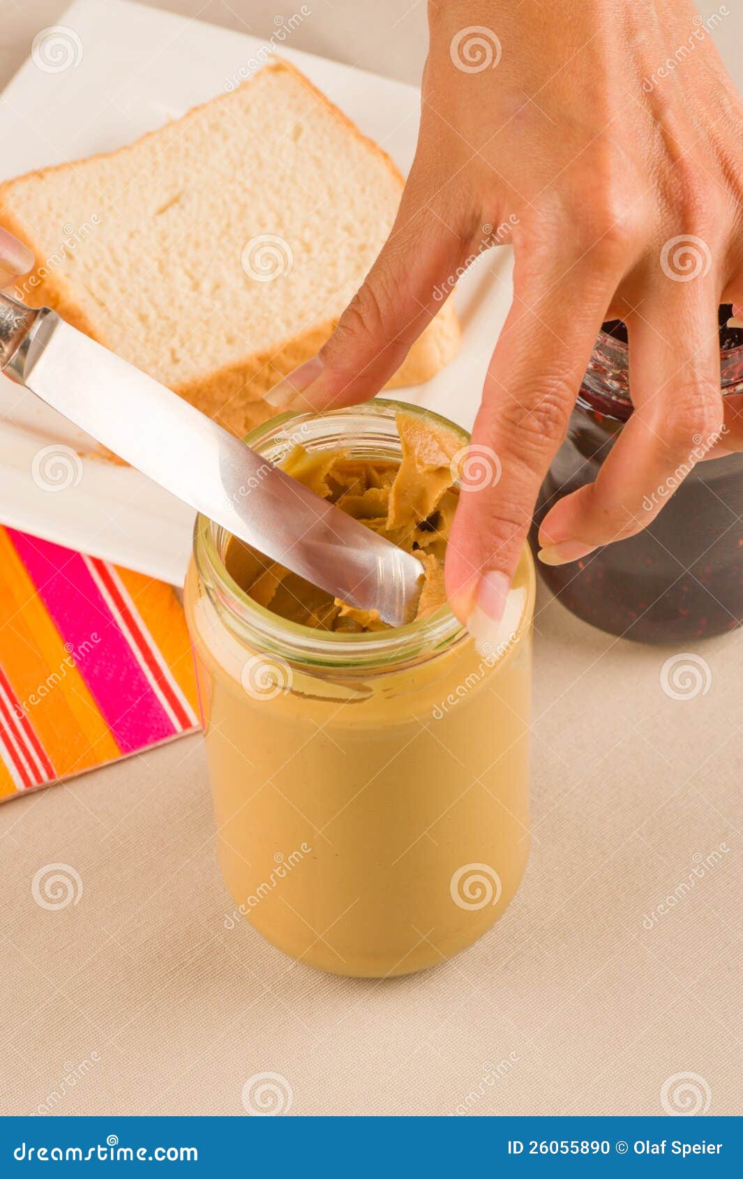 Sandwich making stock photo. Image of spread, preparation - 26055890