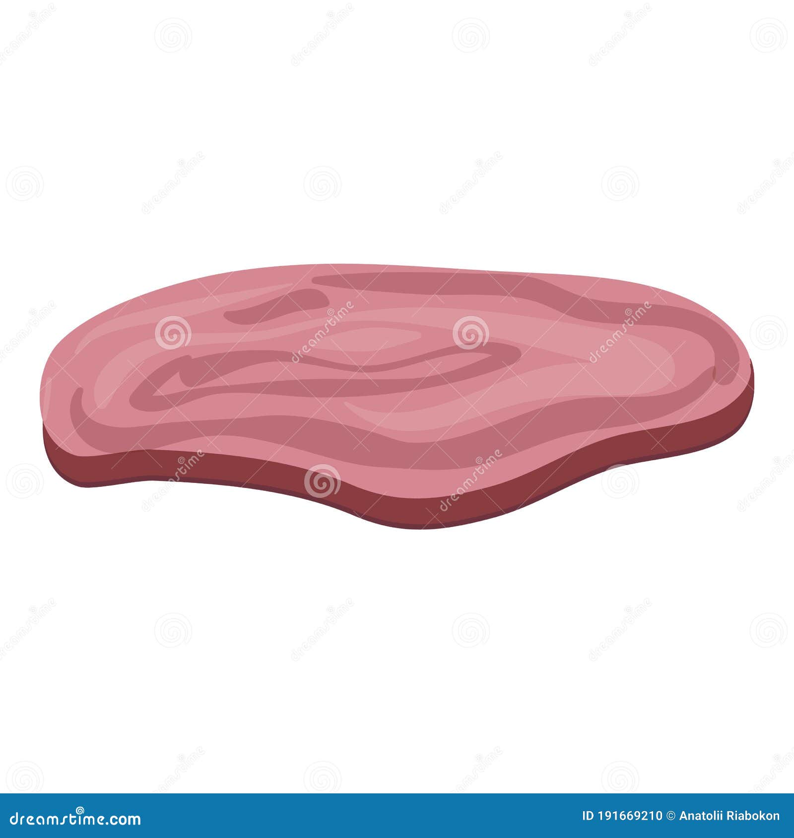 Cartoon Ham Slice