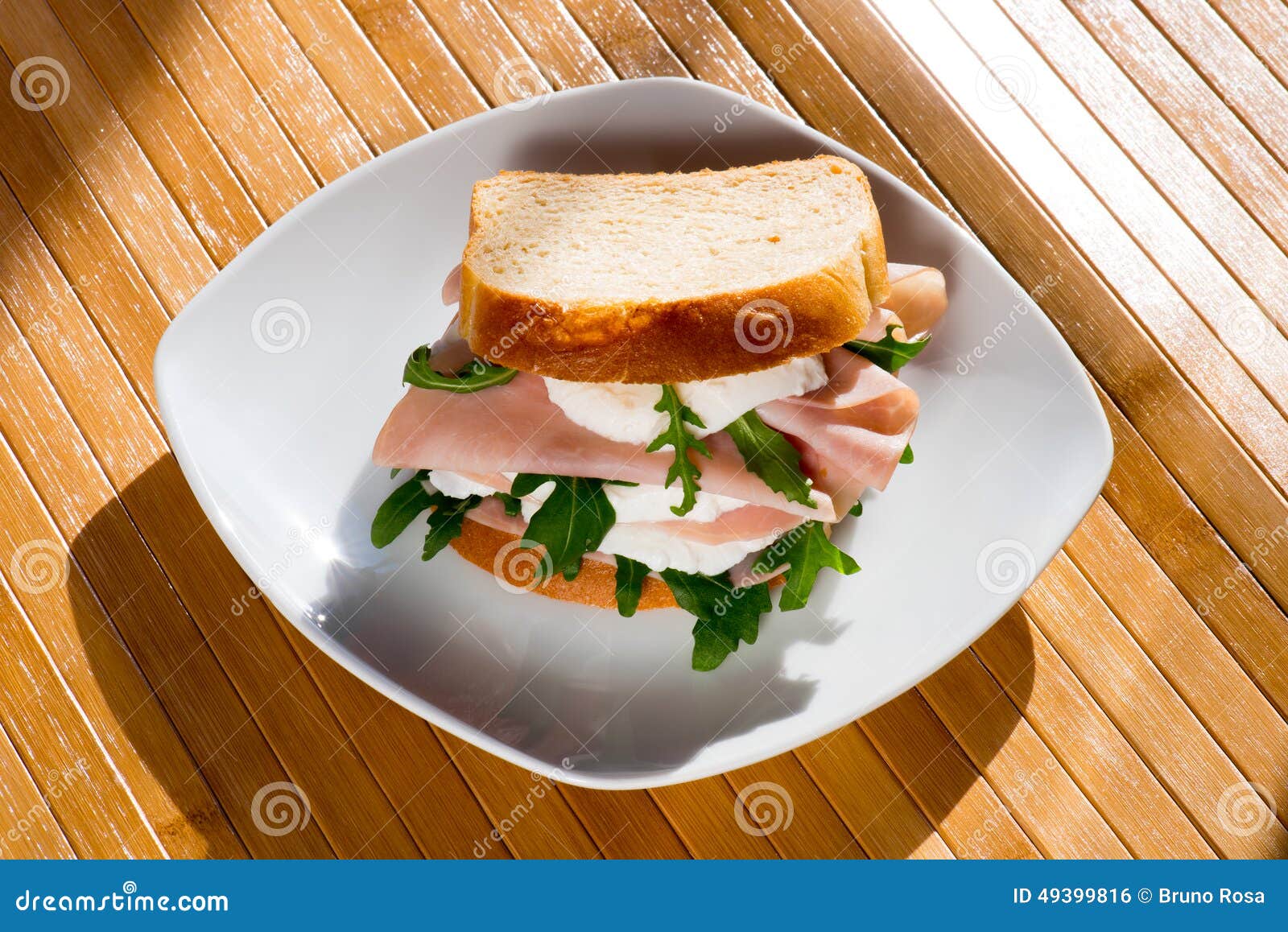 Sandwich in morning light stock photo. Image of hungry - 49399816