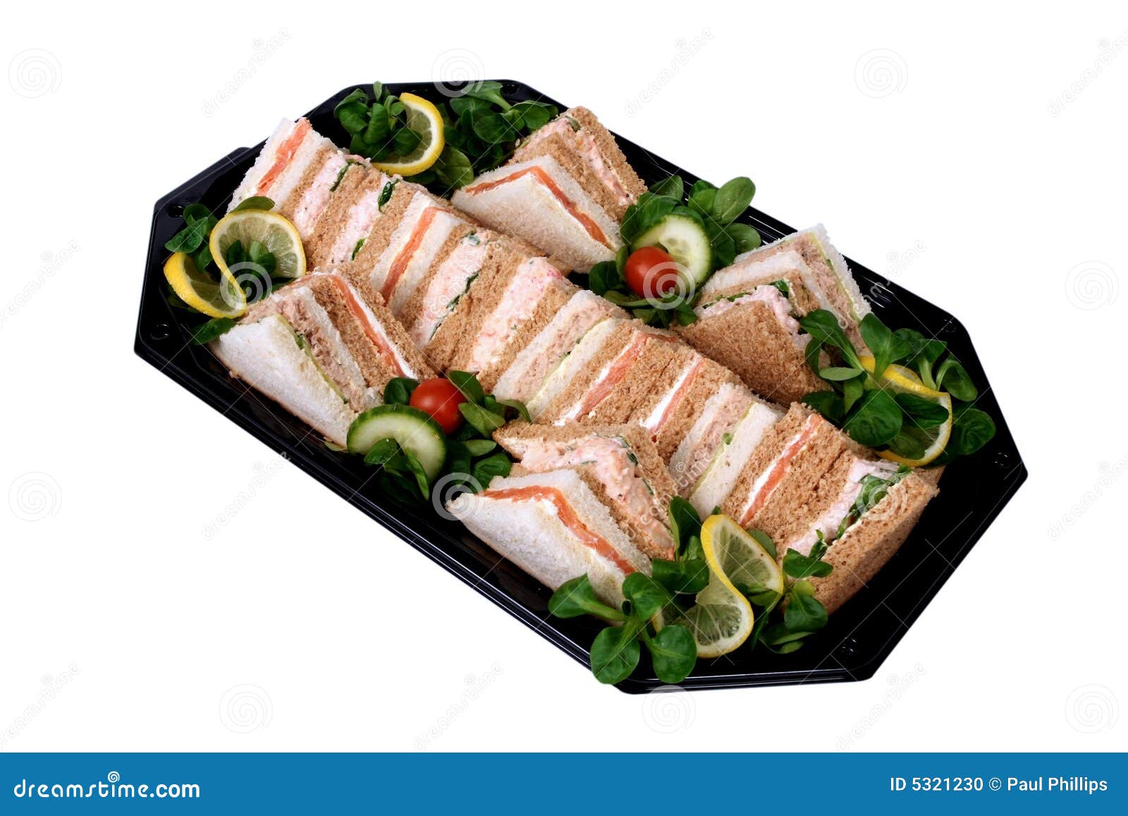 Sandwich Platter stock photo. Image of prepared, bread - 5321230