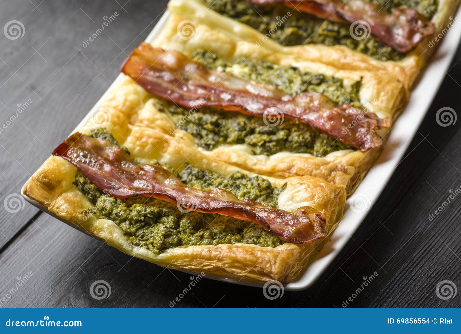 Sandwich with puff pastry stock photo. Image of gourmet - 69856554