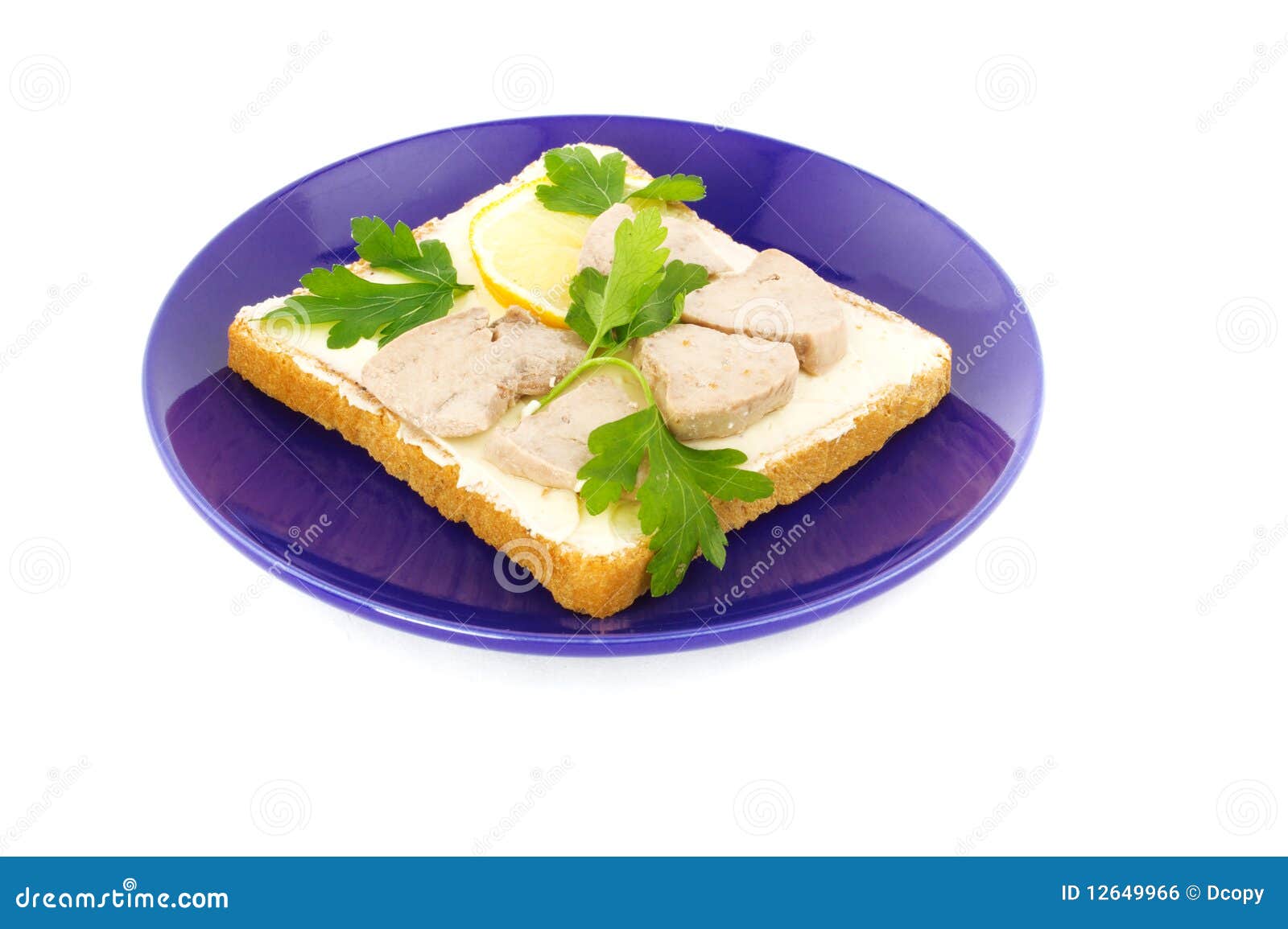 Sandwich Toast, Cod Liver, Slices of Lemon Stock Photo - Image of bread ...