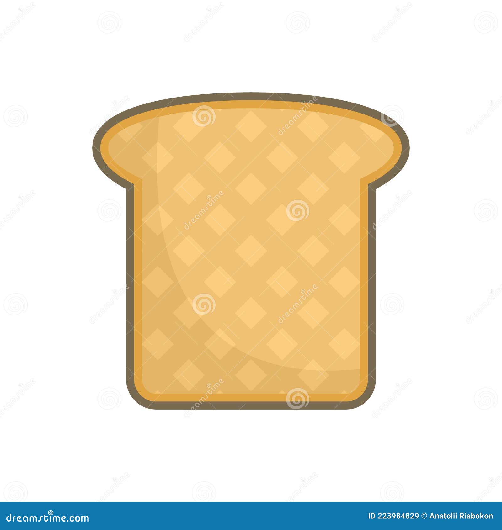 Toast Icon Vector Isolated On White Background, Logo Concept Of ...