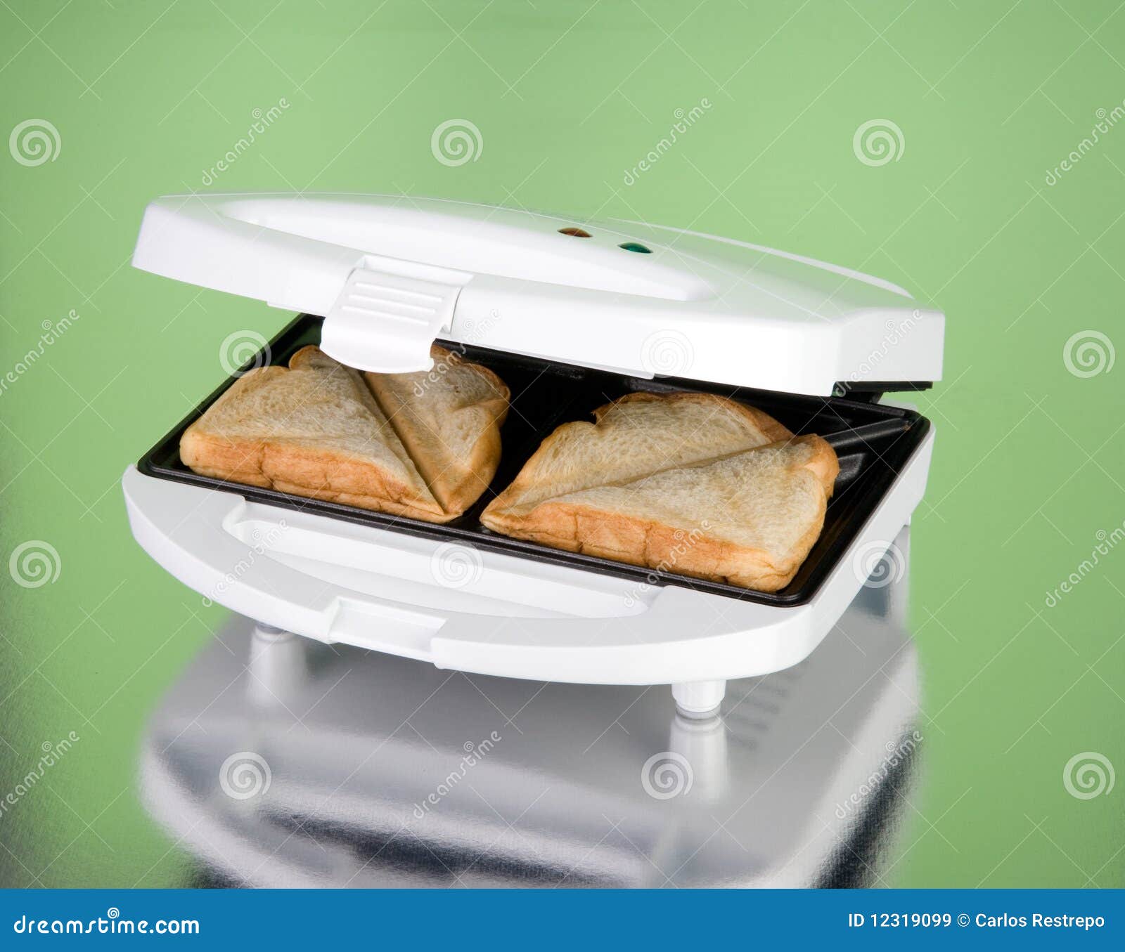 Sandwich Toaster stock image. Image of background, toaster - 12319099