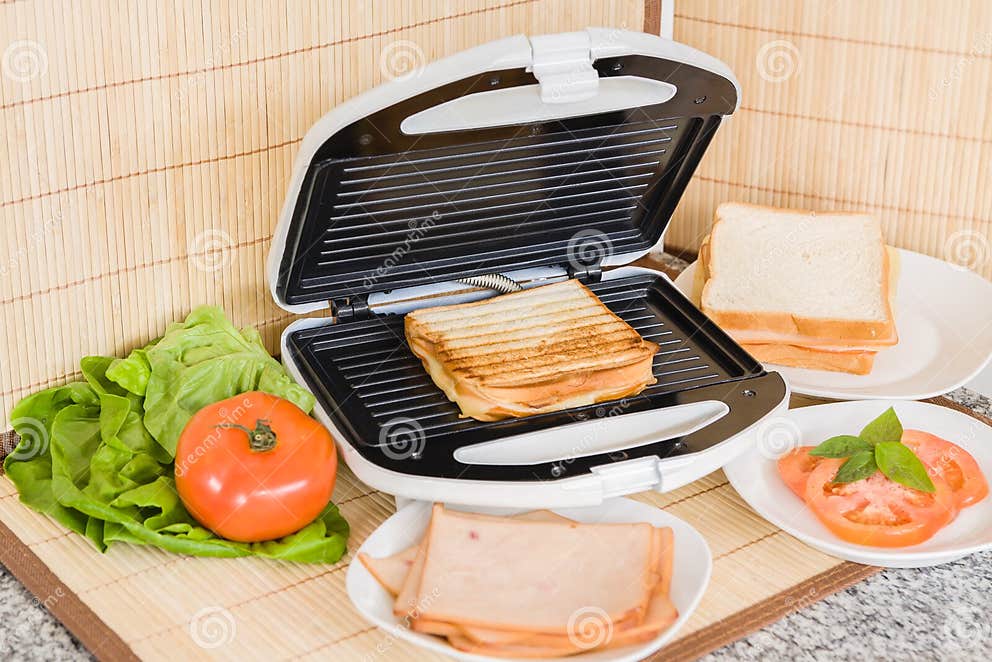 Sandwich Toaster stock image. Image of household, tomatoes - 35414269