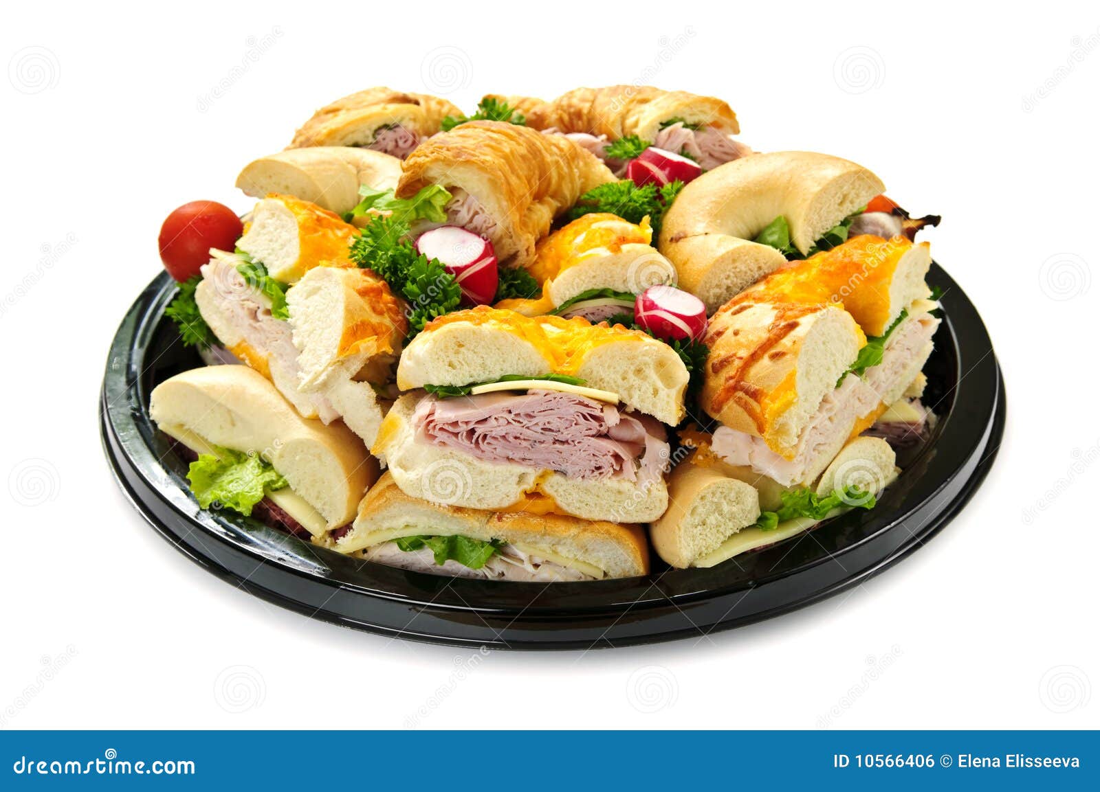 Sandwich tray stock photo. Image of isolated, diet, background - 10566406