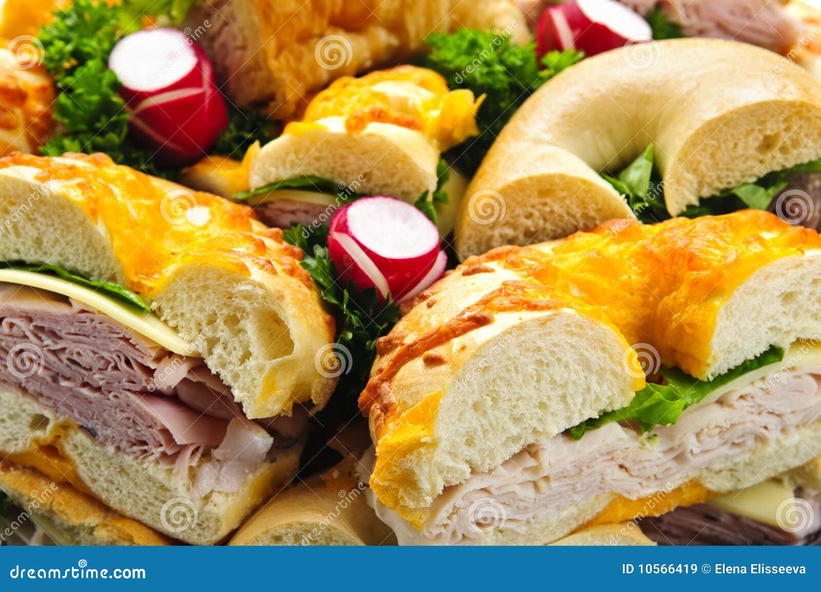 Sandwich tray stock image. Image of fresh, health, catering - 10566419