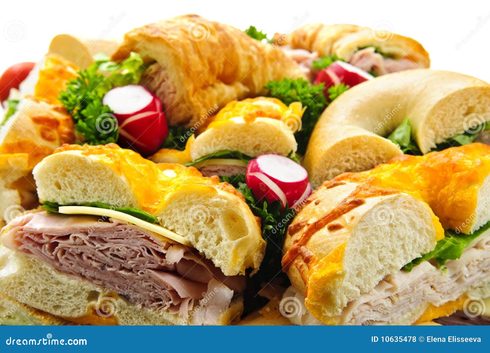 Sandwich tray stock photo. Image of fresh, catering, cafe - 10635478