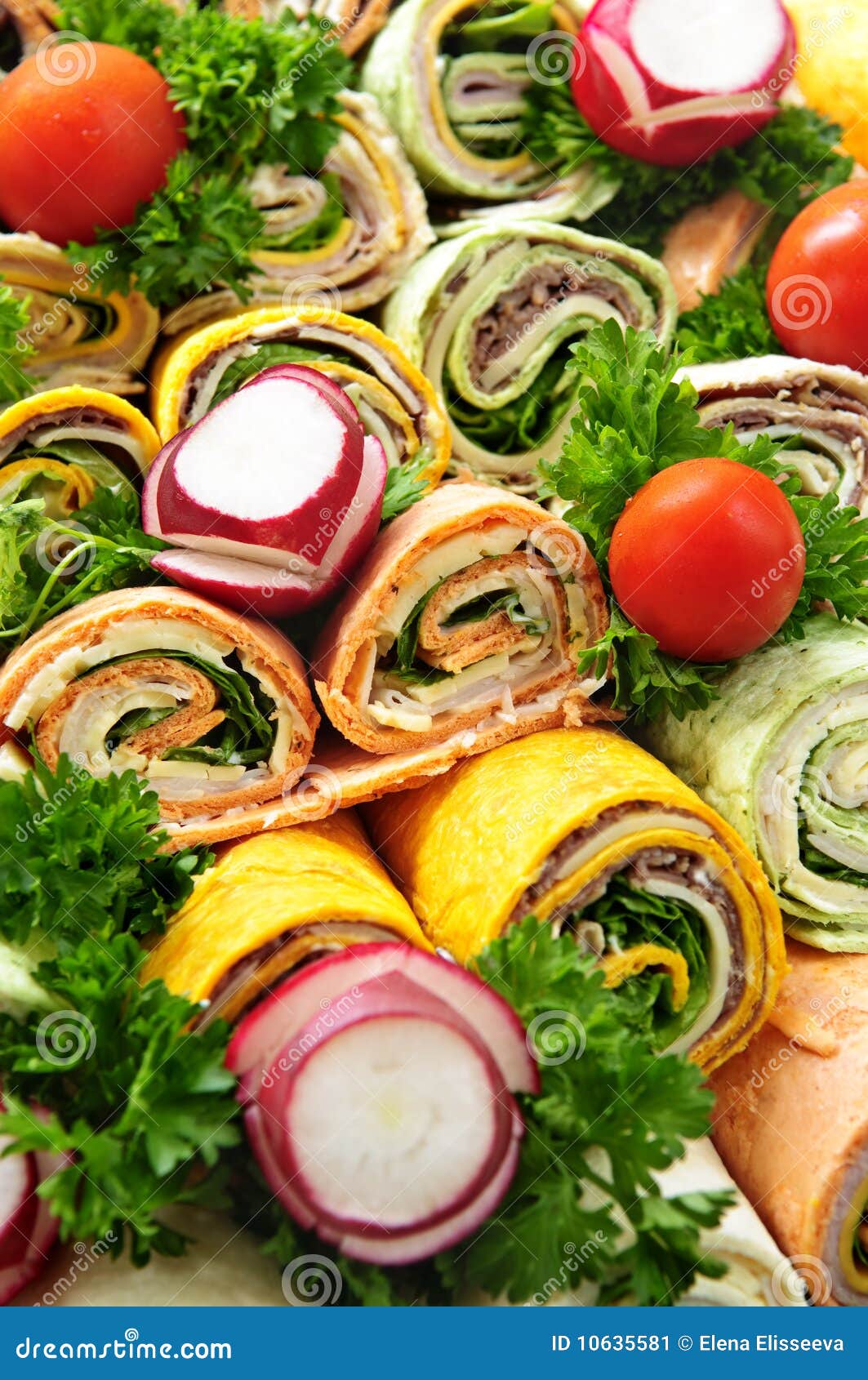 Sandwich tray stock image. Image of lettuce, meat, bread - 10635581