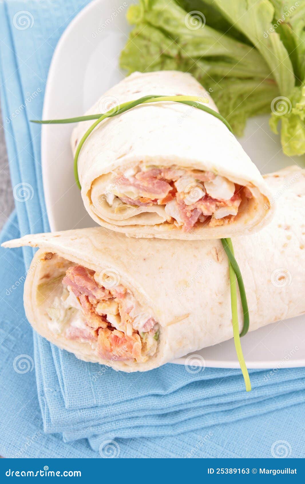 Sandwich wrap stock image. Image of fajita, culinary - 25389163