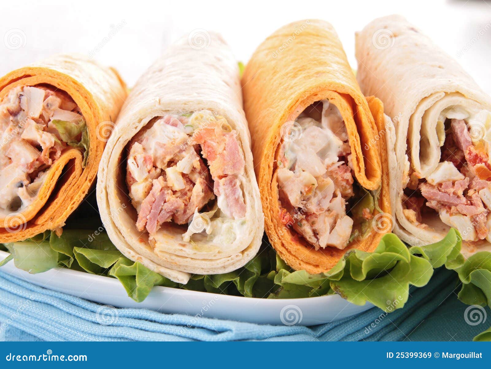 Sandwich wrap stock image. Image of fastfood, lettuce - 25399369