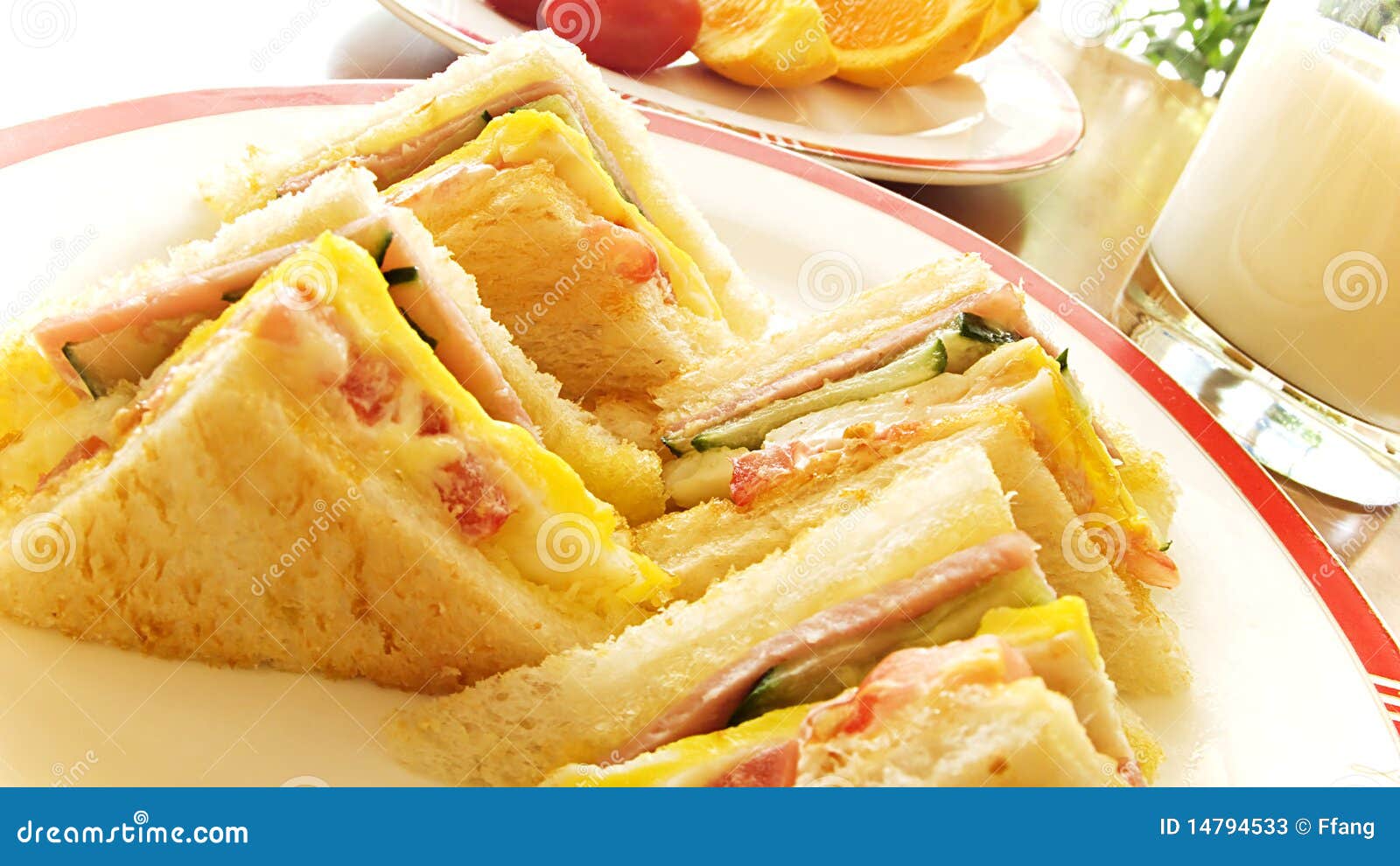 Sandwiches stock image. Image of nutrition, restaurants - 14794533