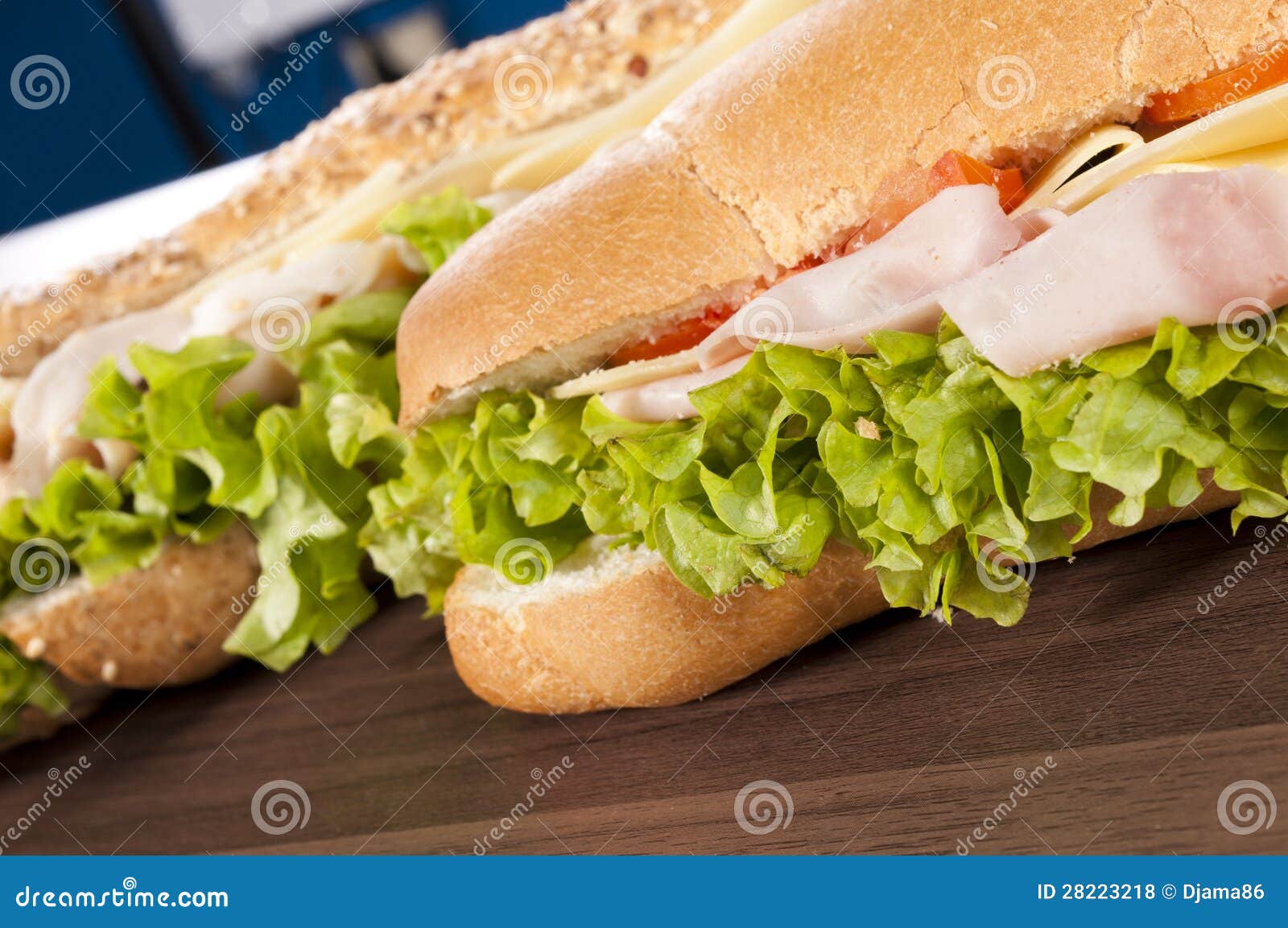 Sandwiches stock photo. Image of cutting, objects, breast - 28223218