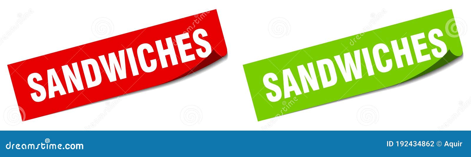 Sandwiches Sticker. Sandwiches Sign Set Stock Vector - Illustration of ...