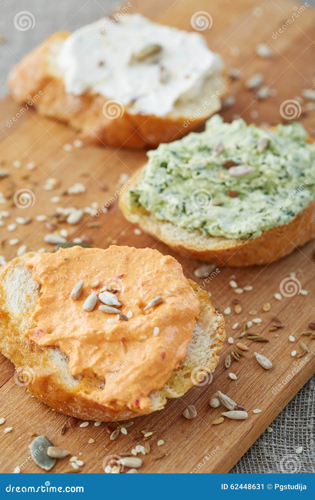 Sandwiches with toppings stock image. Image of cheese - 62448631