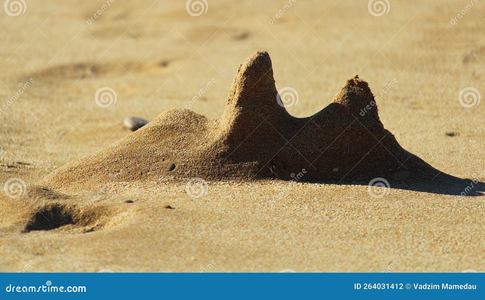 Sandy Abstract Random Figure the Beach Stock Photo - Image of desert ...