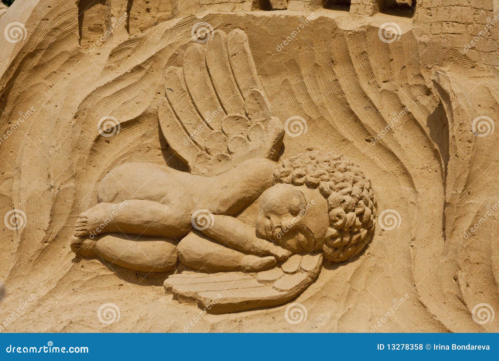 The sandy angel stock photo. Image of creative, angel - 13278358