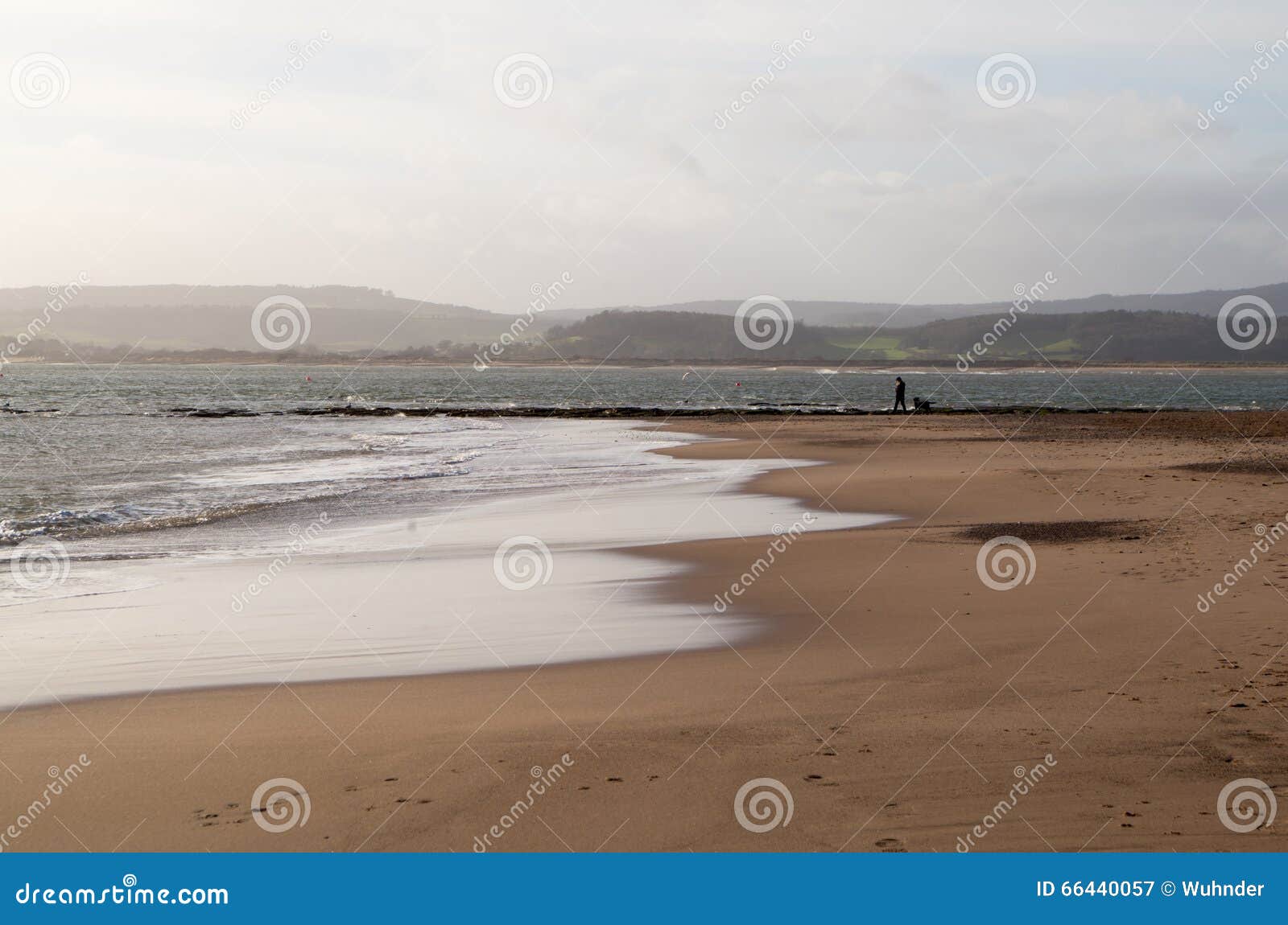 Sandy Bay Beach - Devon stock image. Image of majestic - 66440057