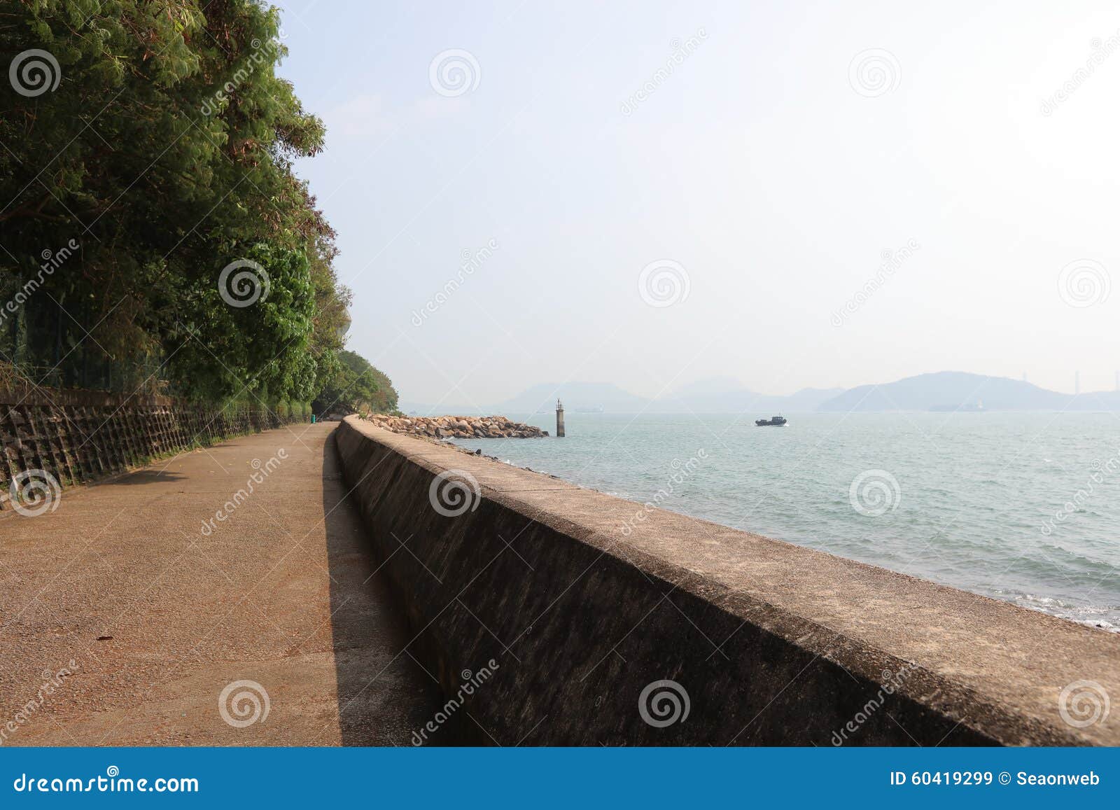 Sandy Bay at hong kong stock image. Image of beach, city - 60419299