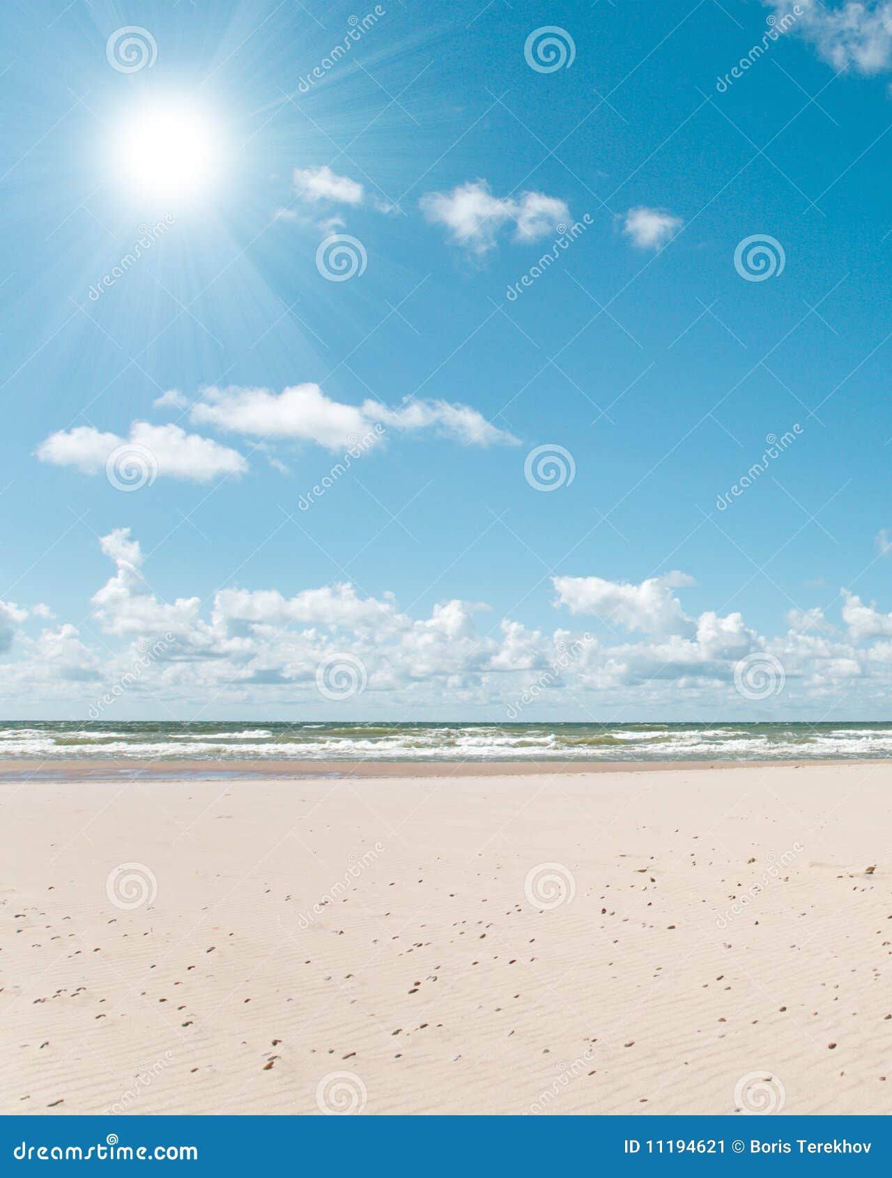 Sandy beach stock image. Image of south, travel, sand - 11194621
