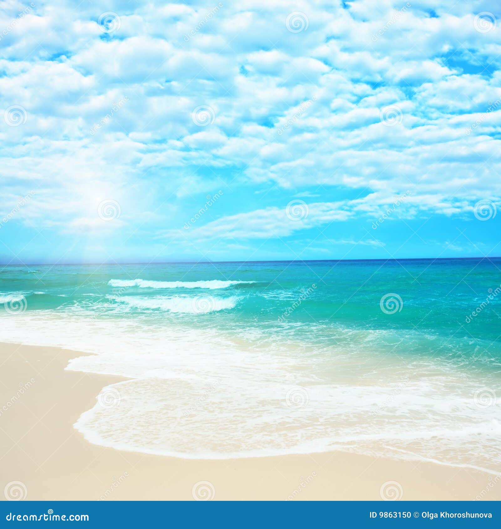 Sandy Beach Stock Photo - Image: 9863150