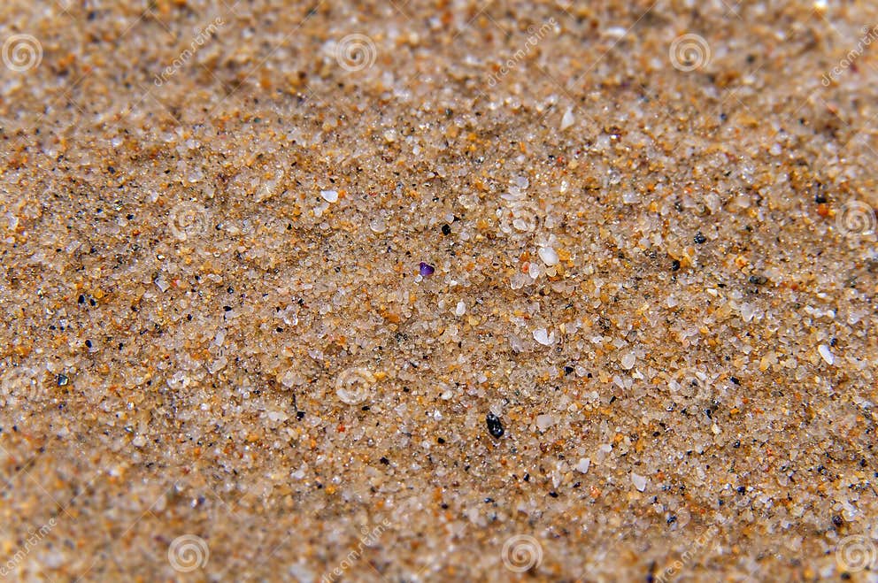 Sandy Beach Background Macro Sand Texture Stock Image - Image of summer ...