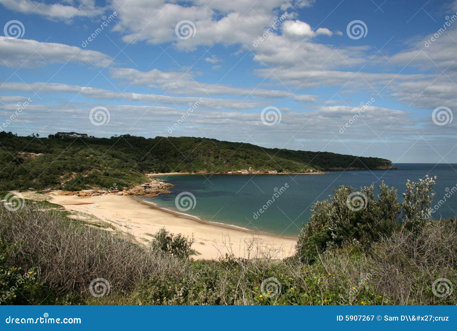 Sandy Beach - Botany Bay, Sydney, Australia Stock Image - Image of ...