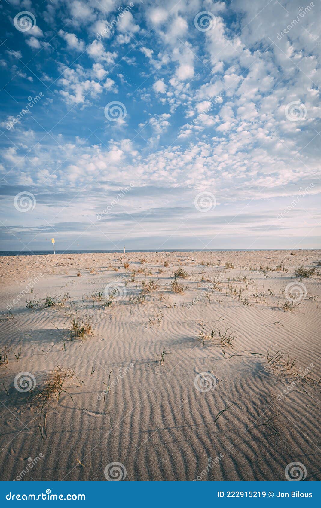 Sandy Beach at Fire Island, Long Island, New York Stock Image - Image ...