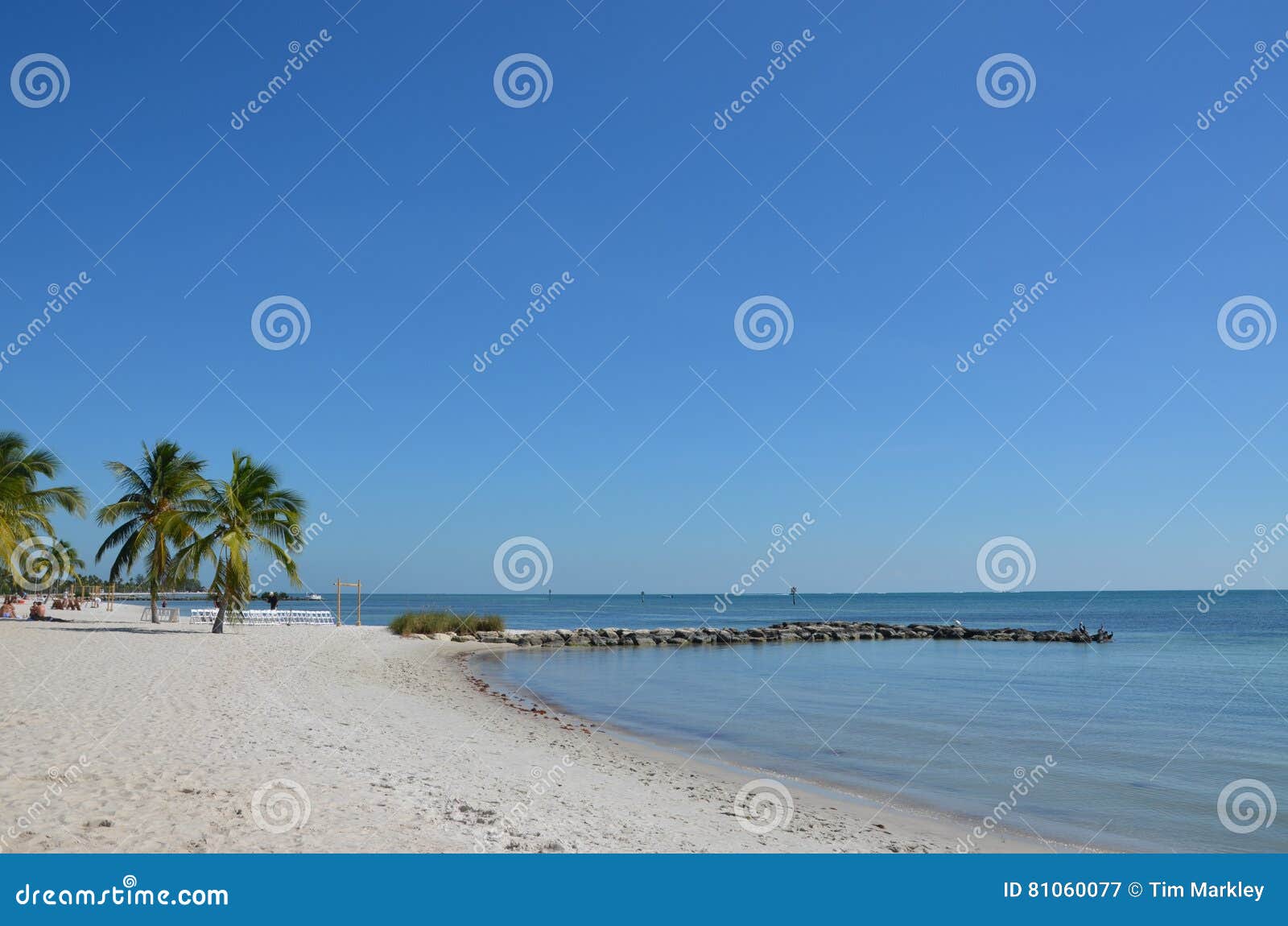 Sandy Beach stock image. Image of summer, florida, blue - 81060077