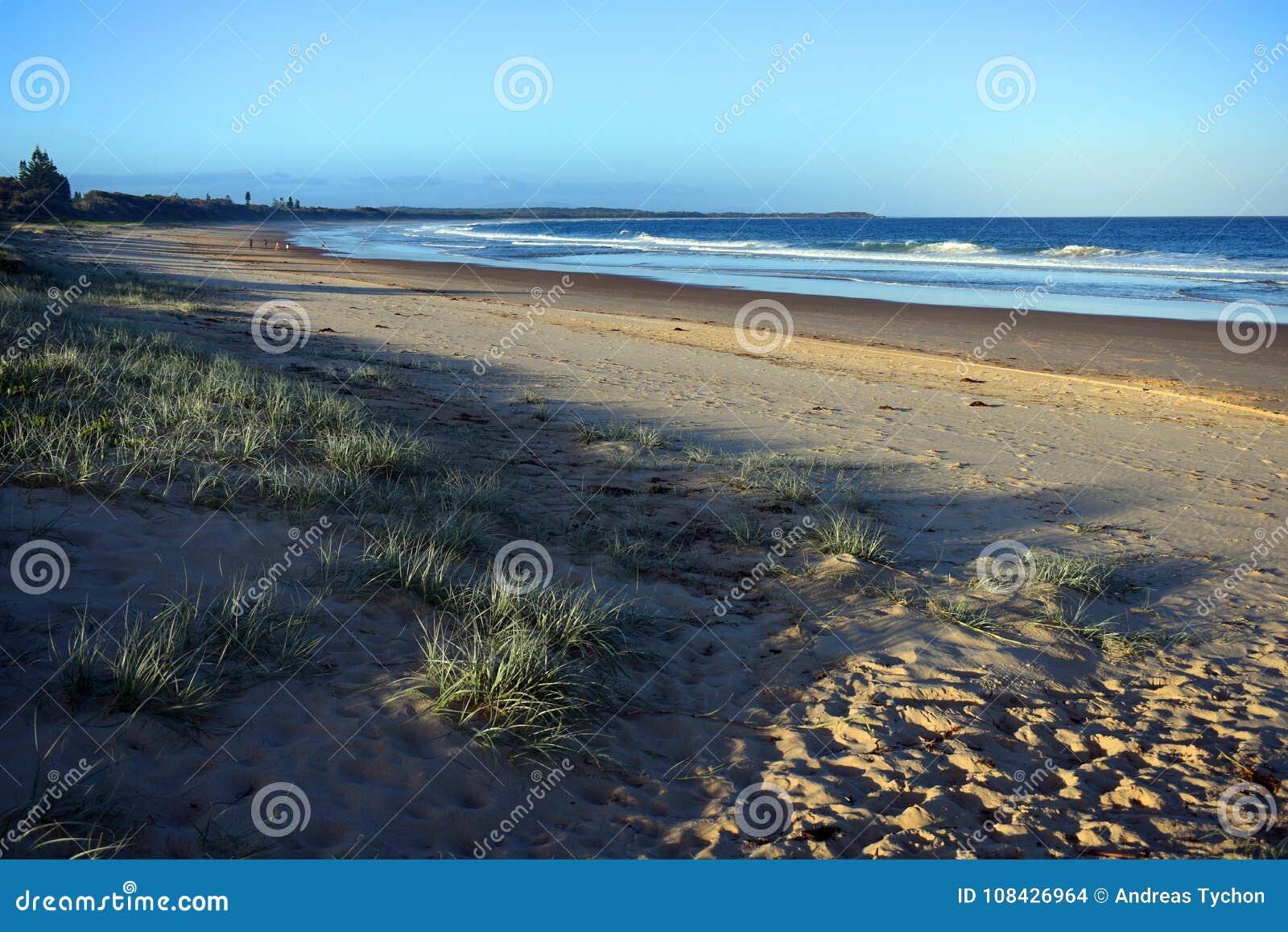 Sandy beach landscape stock photo. Image of wave, sandy - 108426964