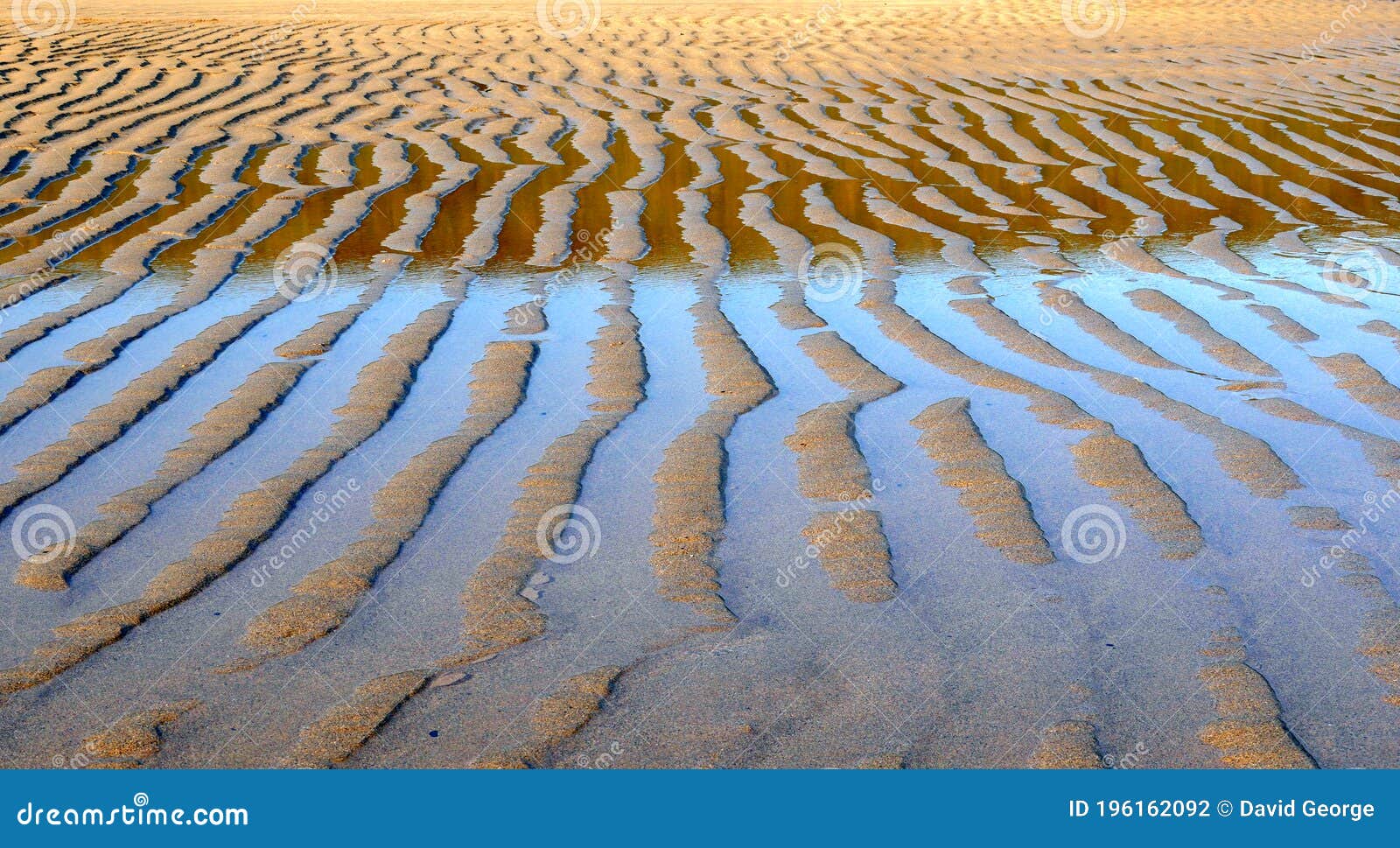 Sandy Ripple Texture on a Sunny Beach Stock Photo - Image of nature ...
