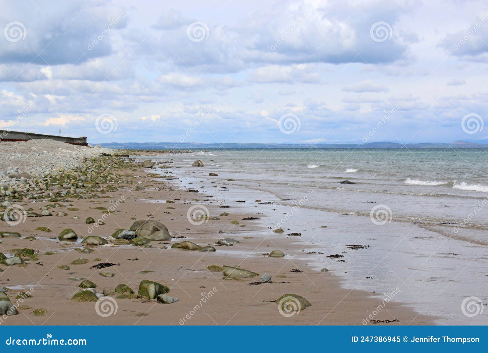 Beach on the Mull of Galloway, Scotland Stock Image - Image of mull ...