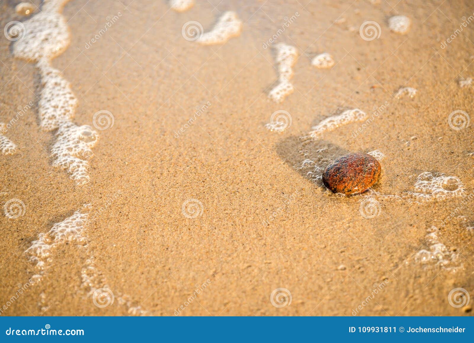 Sandy beach with pebble stock image. Image of objects - 109931811