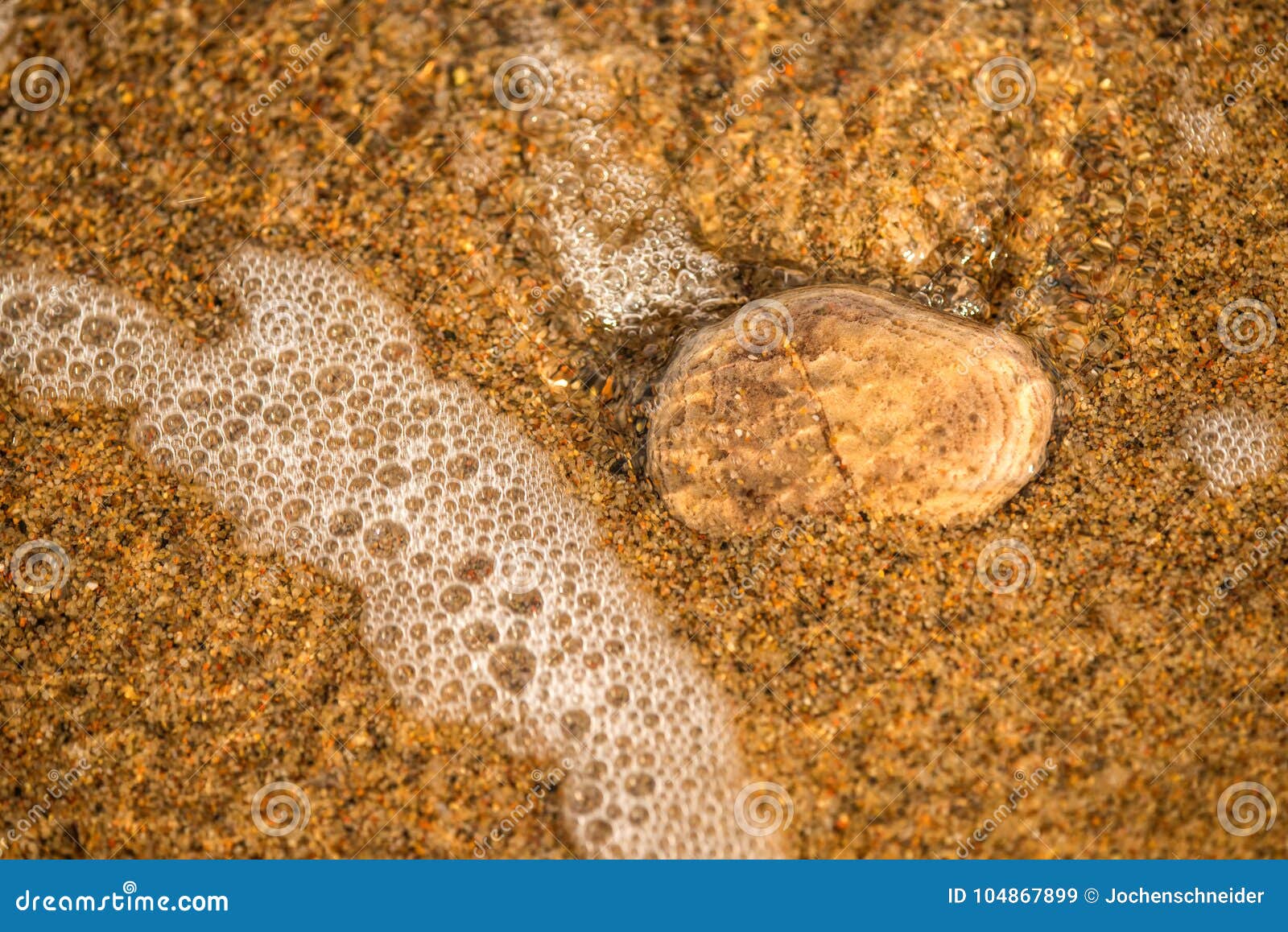 Sandy beach with pebble stock image. Image of tourism - 104867899