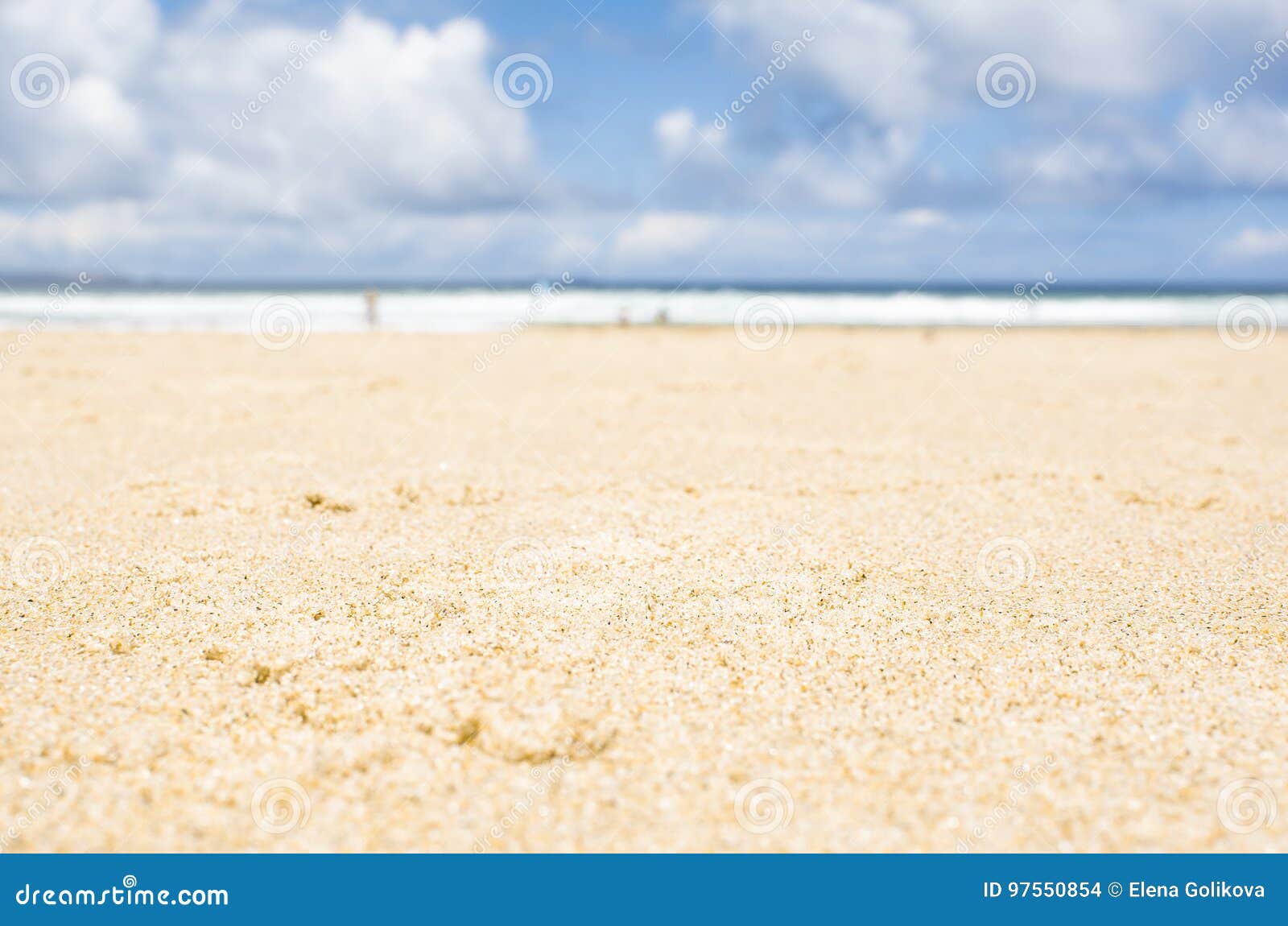 Sandy Beach and Sky. Summer Background Stock Photo - Image of sandy ...