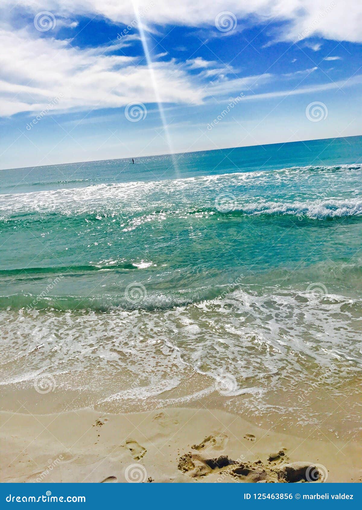 Sandy beaches stock photo. Image of clear, sandy, white - 125463856