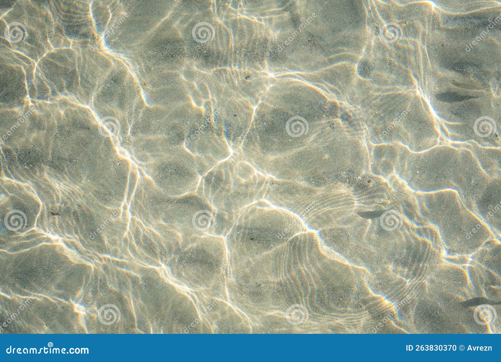 Sandy Bottom of the Red Sea at Low Tide with Ripples from the Waves ...