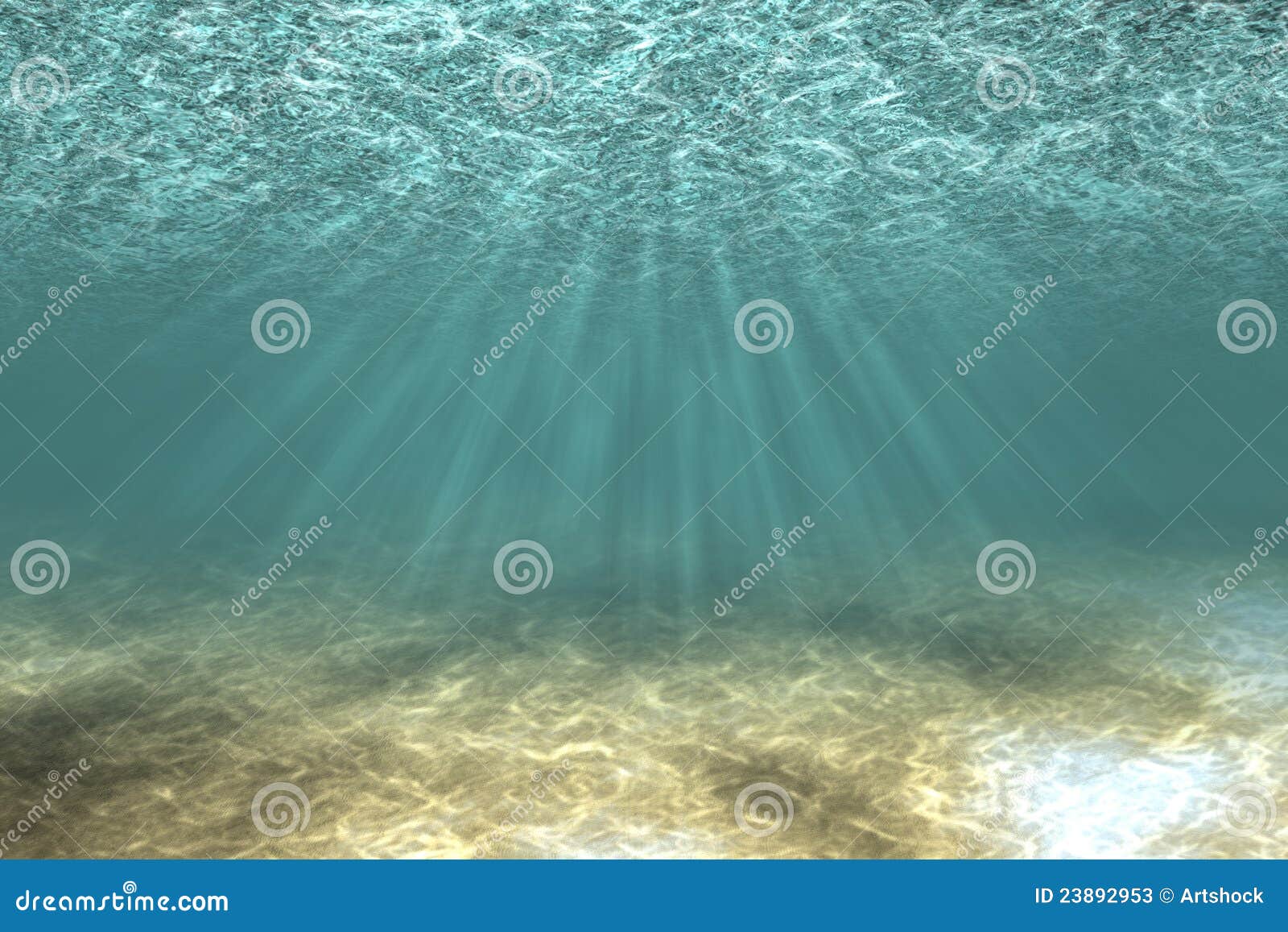 Sandy Bottom Underwater Picture. Image: 23892953