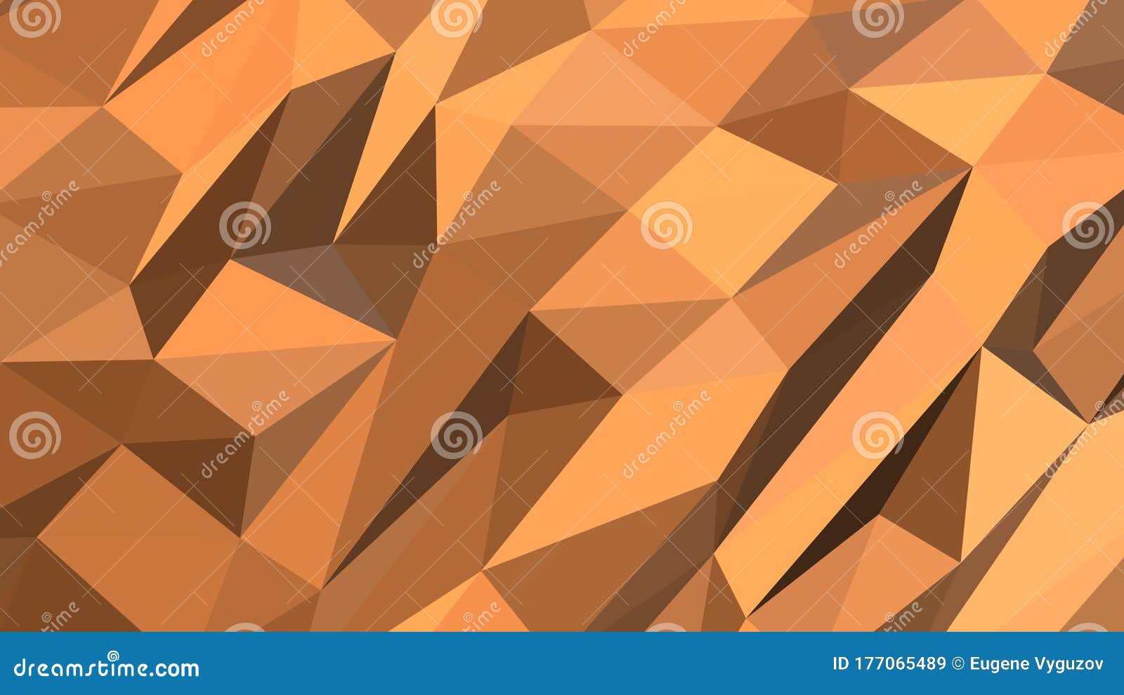Abstract Polygonal Background. Modern Wallpaper. Sandy Brown Vector ...