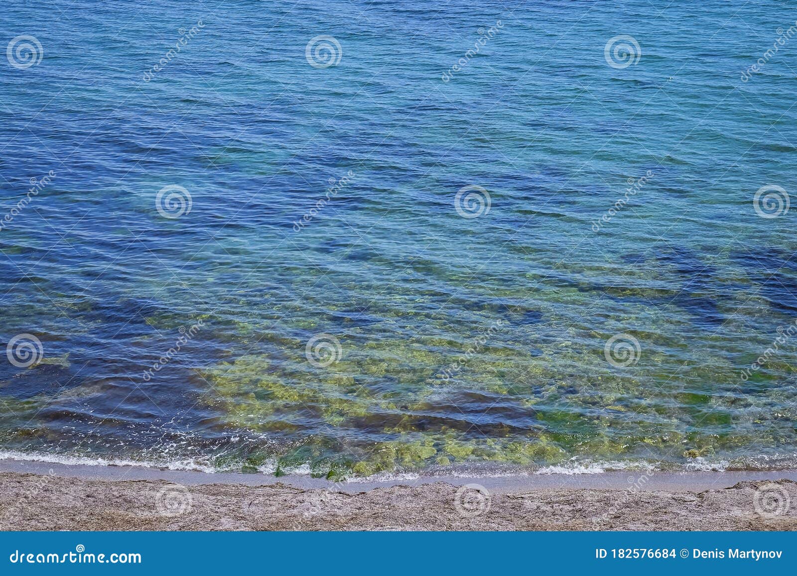 Sandy and Colorful Beach stock photo. Image of landscape - 182576684