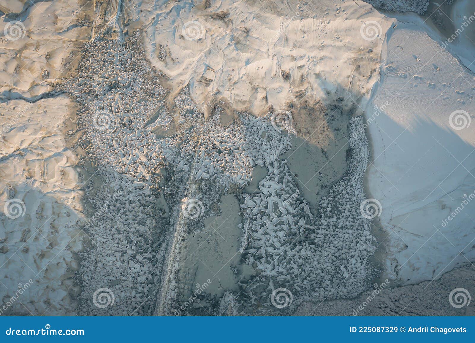 Sandy Drained River Bottom - Ecological Disaster Stock Image - Image of ...