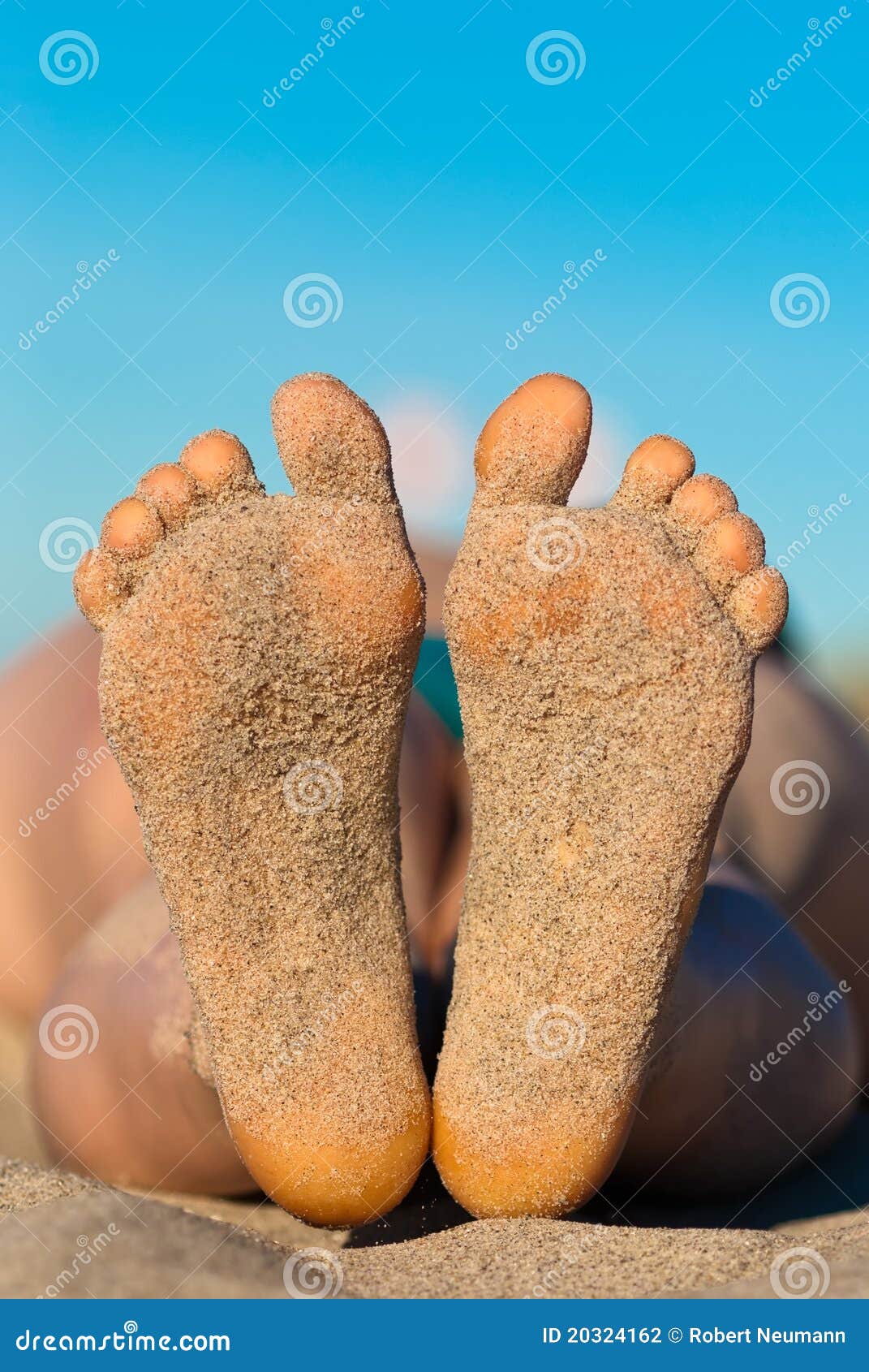 Sandy feet stock photo. Image of season, foot, sole, outdoors - 20324162