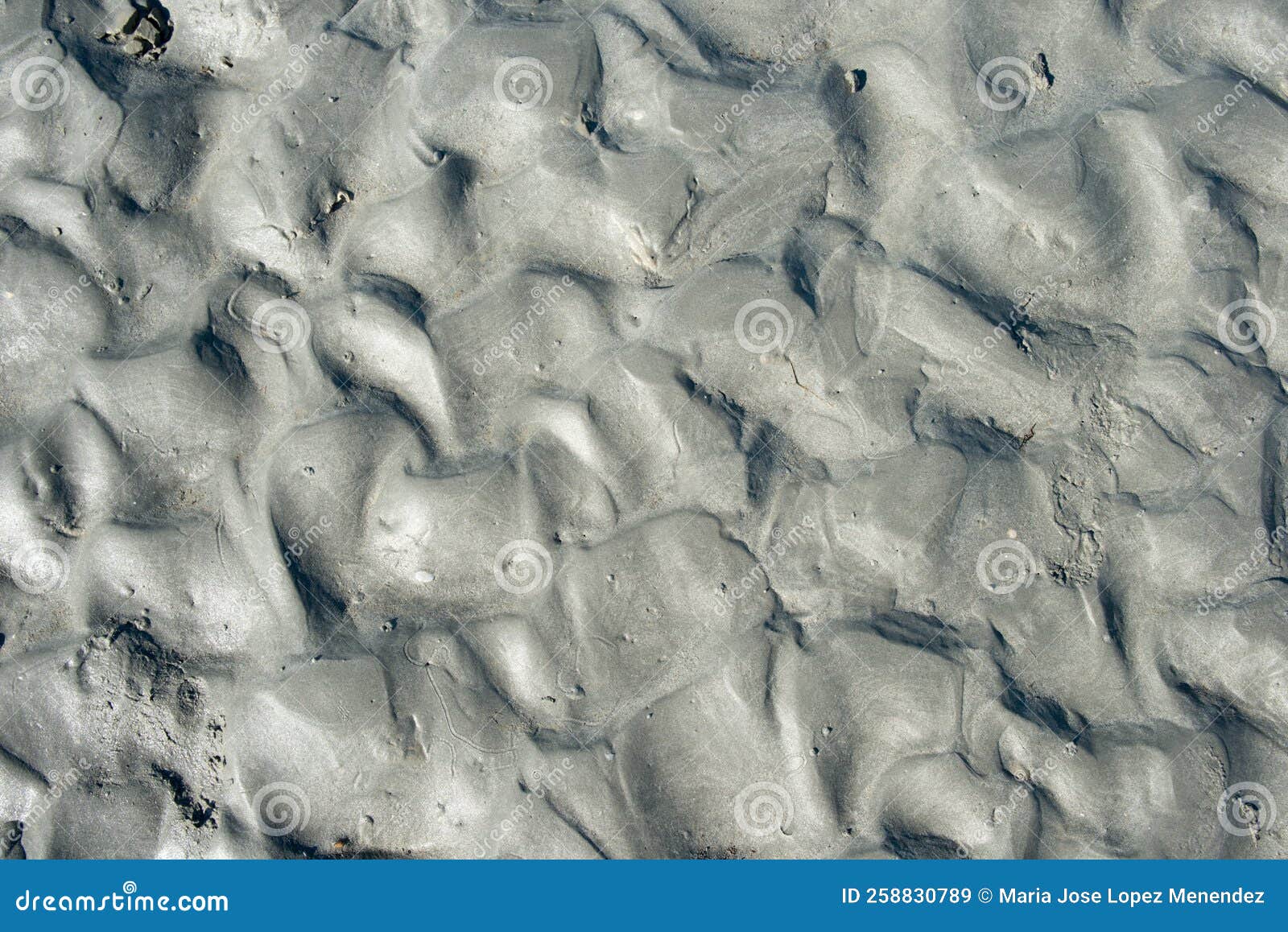 Sandy Floor with Pattern from Waves. France Stock Image - Image of clay ...