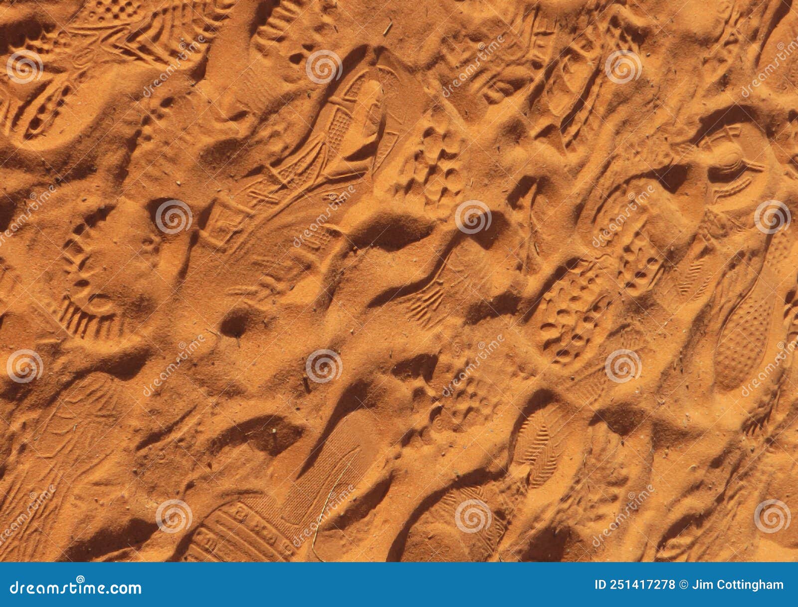 Sandy Footprints - Textures and Patterns Stock Photo - Image of ...