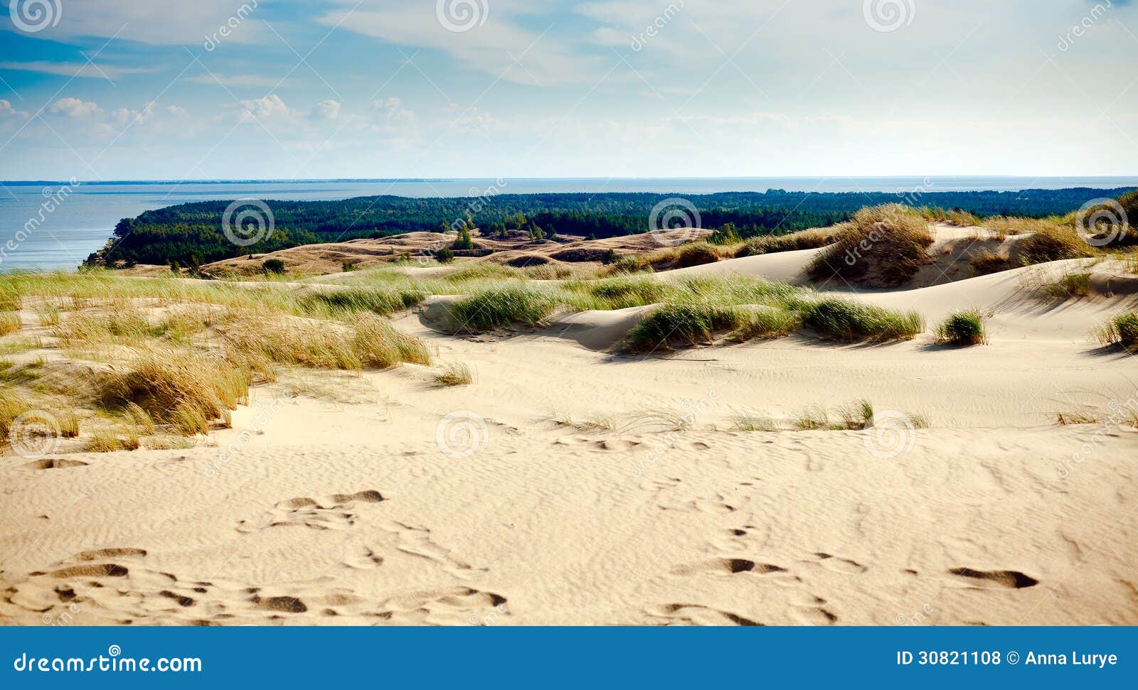 Sandy Grey Dunes stock photo. Image of blue, countries - 30821108