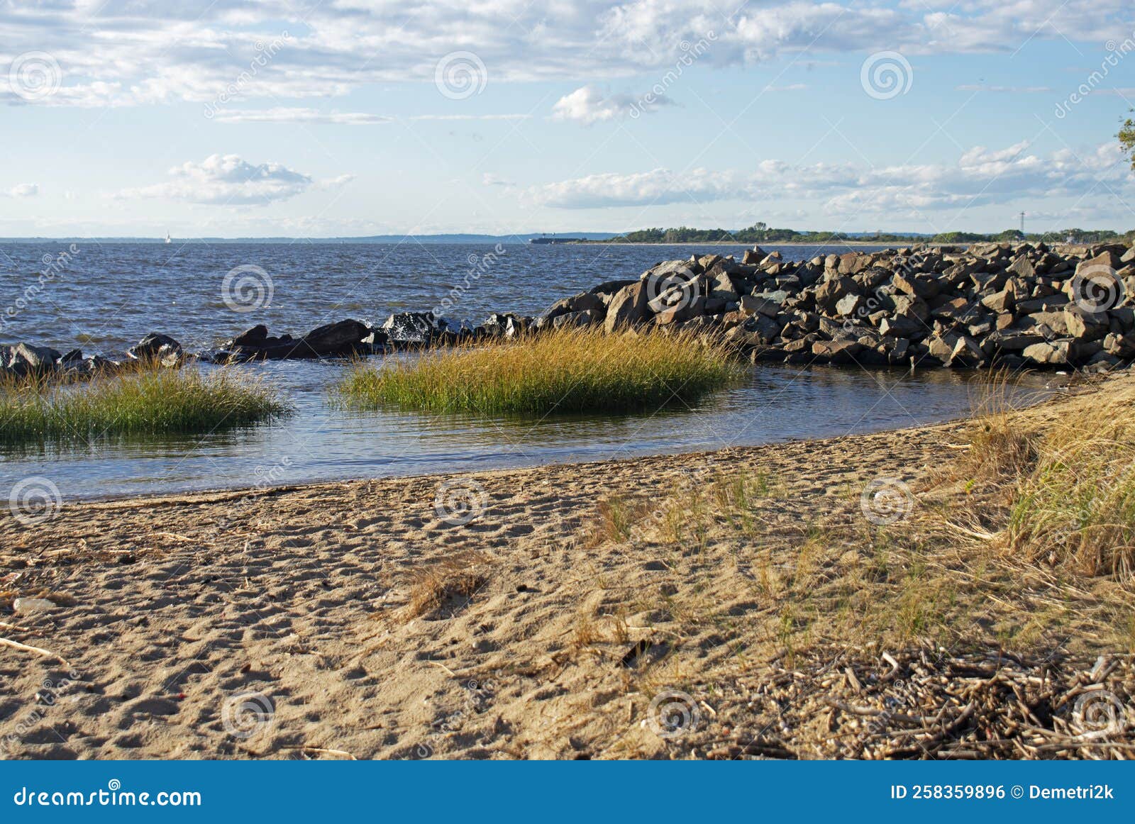Sandy Hook Bay Marsh and Grass -23 Stock Photo - Image of light, nature ...