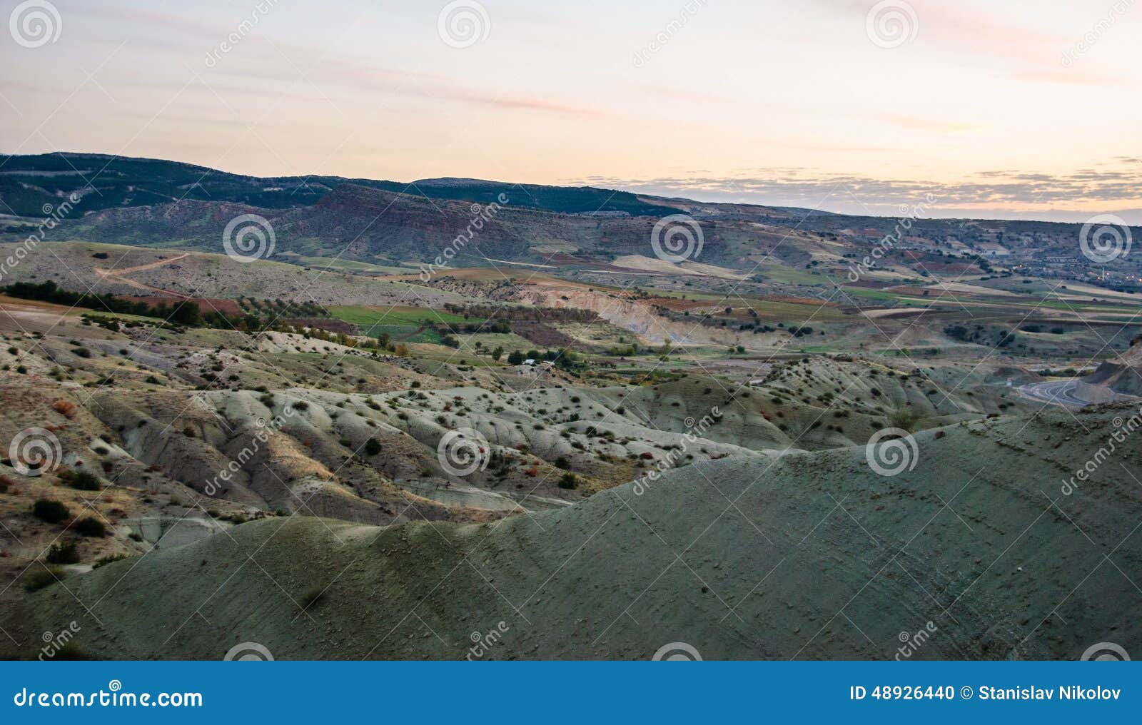 Sandy landscape stock photo. Image of fields, colorful - 48926440
