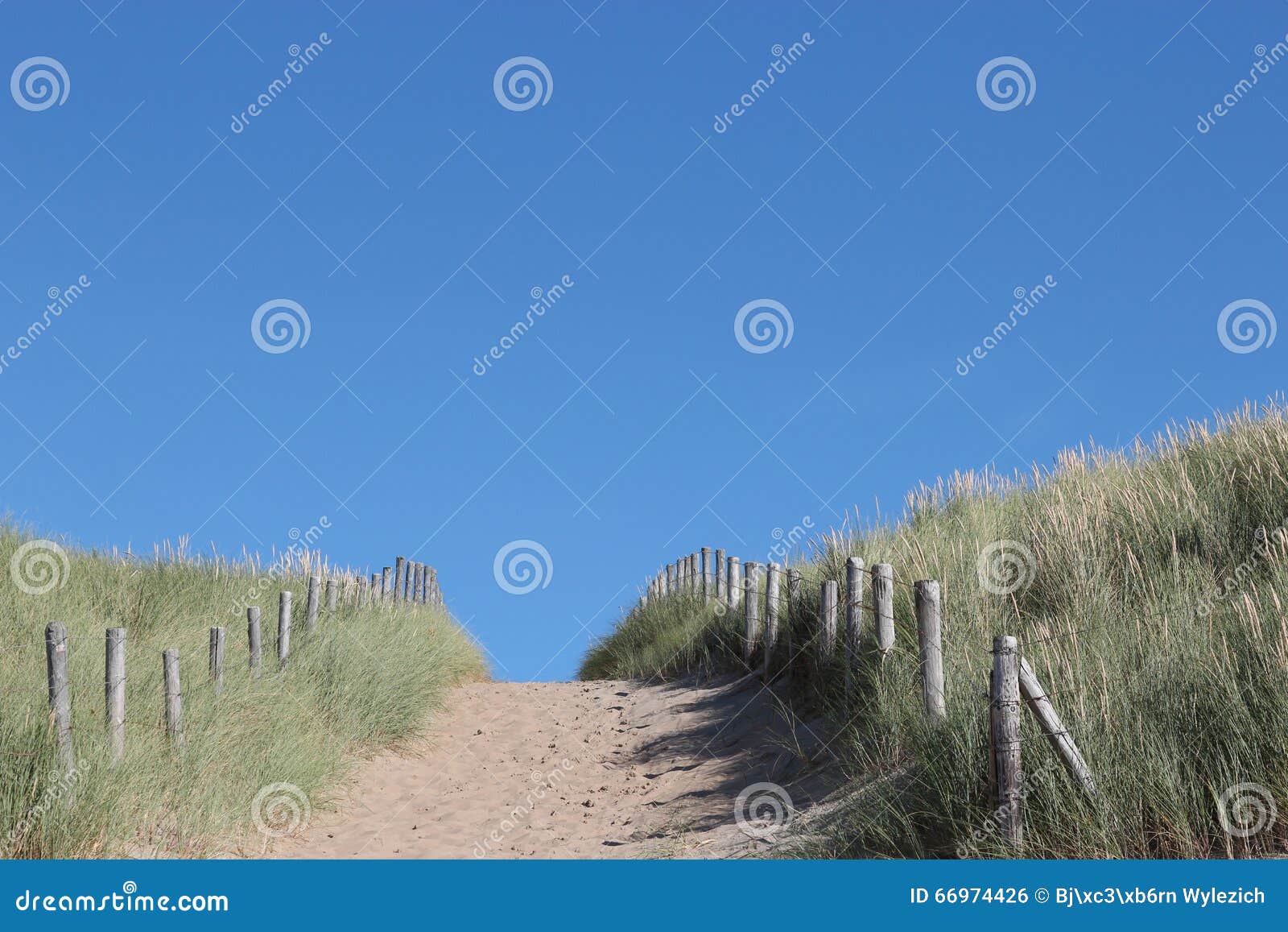 Sandy path stock photo. Image of lonely, milestone, detour - 66974426