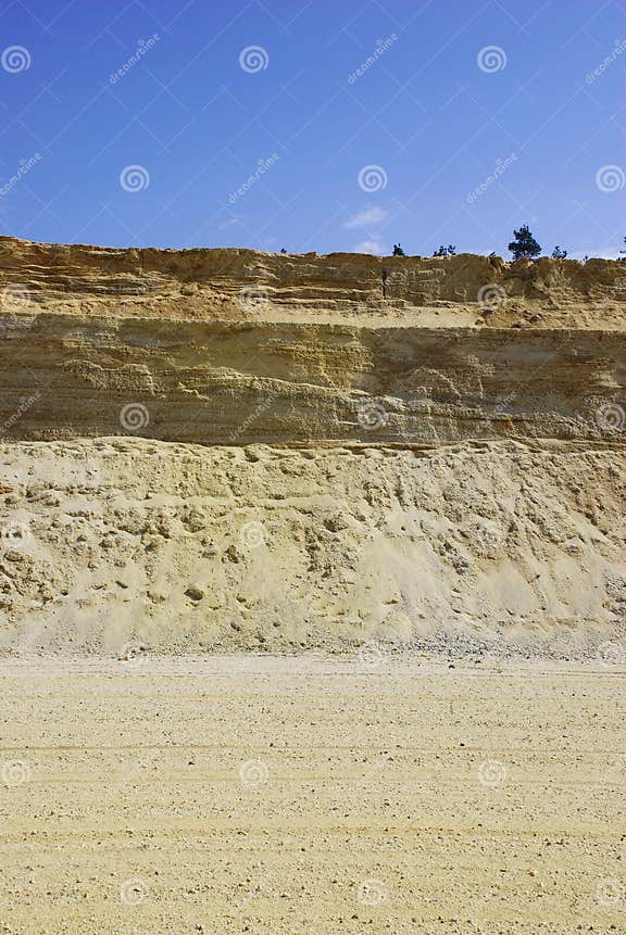 Sandy pit stock image. Image of sandy, natural, dune - 22843689