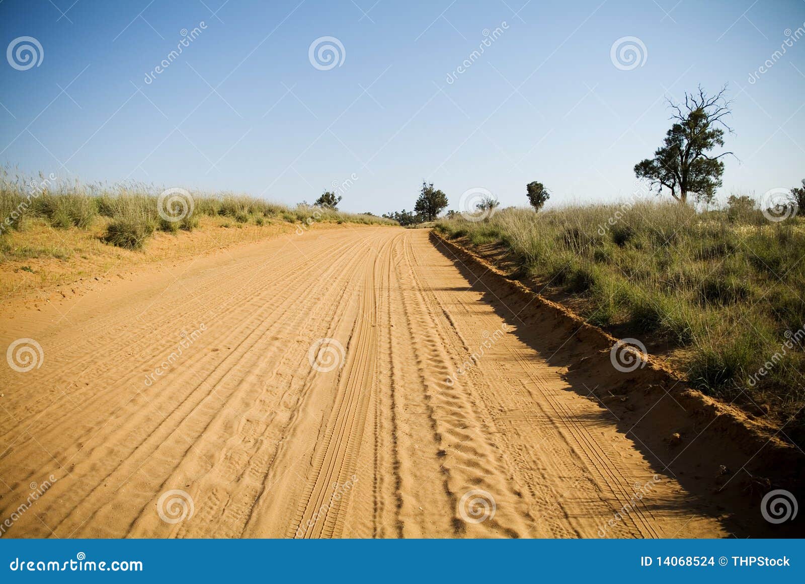 Sandy Road stock photo. Image of broken, rural, outback - 14068524